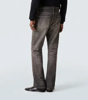 Fear Of God Faded Mid-rise Straight Jeans
