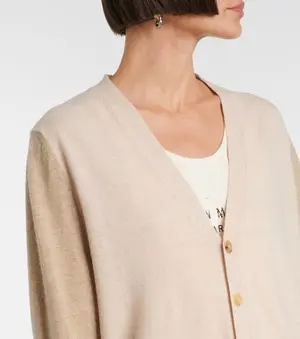 MAISON MARGIELA Wool Cardigan - Beige