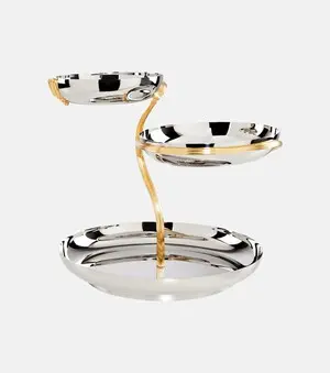 L'Objet Deco Leaves Large Serving Stand