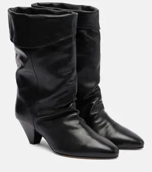Isabel Marant Étoile Dalby Leather Ankle Boots
