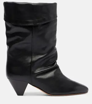 Isabel Marant Étoile Dalby Leather Ankle Boots
