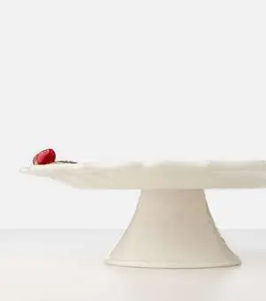 BORDALLO PINHEIRO Earthenware Cake Stand