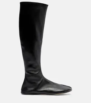 CHRISTEN Tabi Leather Knee-high Boots