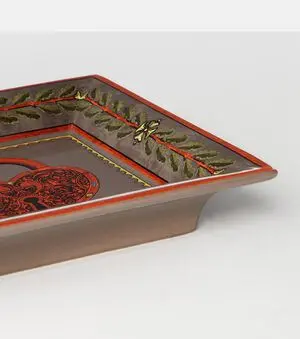 Etro Herald Ceramic Decorative Tray - Grey