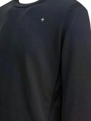 Stone Island Star Motif Crew Neck Sweatshirt
