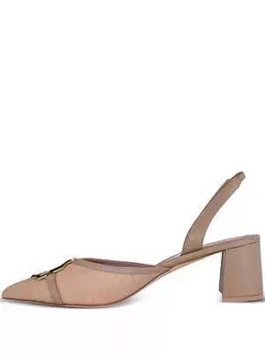 MALONE SOULIERS Misha Point-toe Slingback Pumps - Neutrals