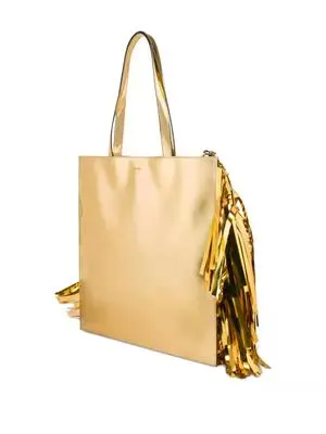 Moschino Smiley Face Fringe Tote Bag