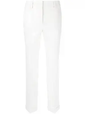 P.a.r.o.s.h Straight Leg Tailored Trousers - Neutrals