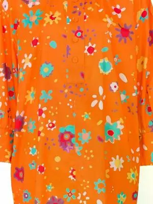 Lhd Harbour Island Floral Dress - Orange