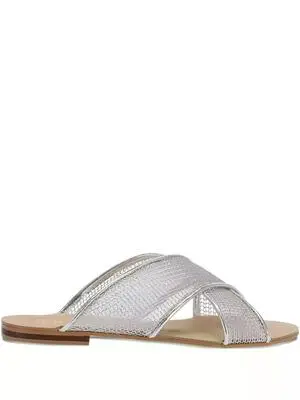 RK Tivari Flat Sandals - Silver