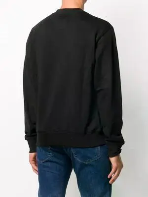 Versace Metallic Logo Print Jumper