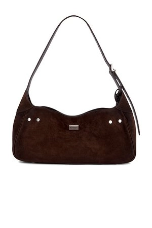 Balenciaga Bel Air Small Suede Shoulder Bag