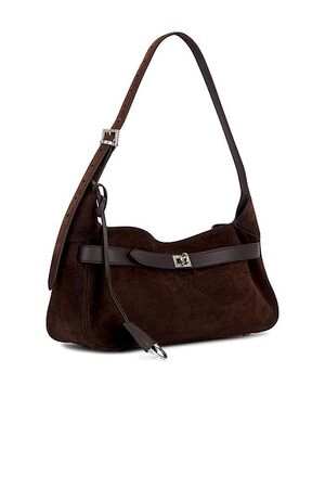 Balenciaga Bel Air Small Suede Shoulder Bag