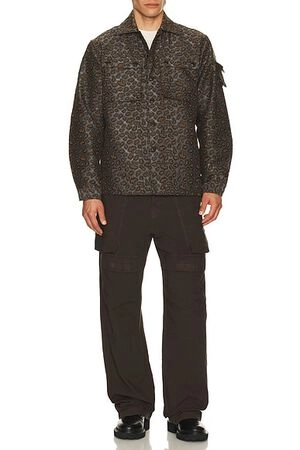 BEAMS Mil Camo Jacquard Shirt Jacket