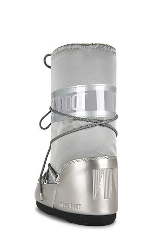 Moon Boot Icon Low Glance Boots - Silver