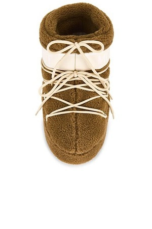 Moon Boot Icon Low Fleece Boots - Camel
