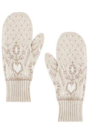 Khaite Christel Mitten - Ecru Multi