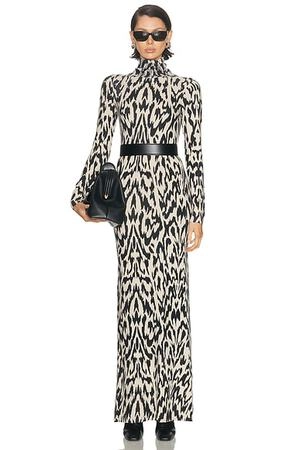 Brandon Maxwell Camille Turtleneck Dress