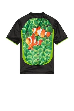 PLEASURES Aqua Soccer Jersey - Black