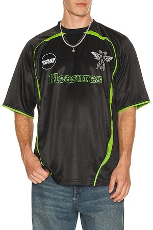 PLEASURES Aqua Soccer Jersey