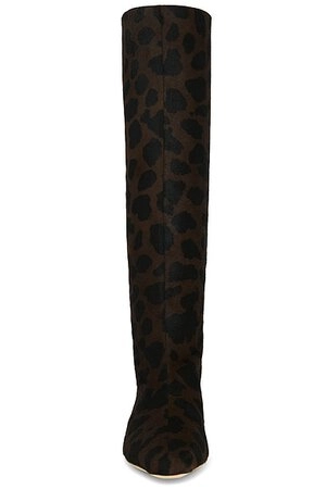 Staud Wally Print Calf Hair Boots - Leopard