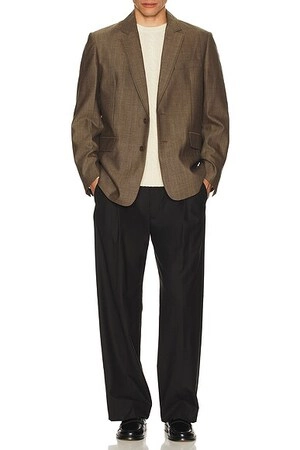 PERCIVAL Grounds Tailored Blazer - Oak