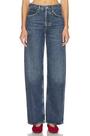 AGOLDE Arc Loose Wide Jeans - Shortwave