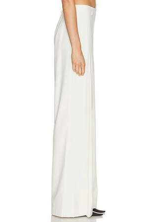 Alexis Jude Wide Leg Tailored Trousers - Ivory