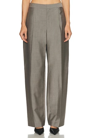 Alexander Wang Mid Rise Tailored Wool Mohair Trousers