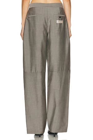Alexander Wang Mid Rise Tailored Wool Mohair Trousers