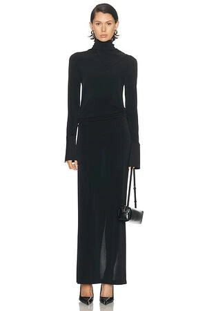 DARKPARK Filipa Cuff Long Sleeve Dress - Black