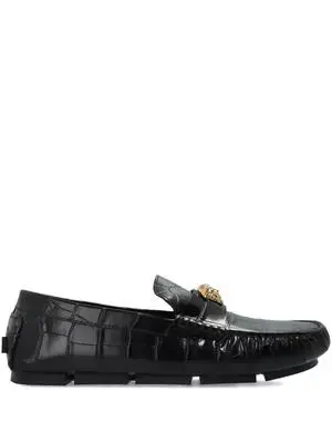 Versace Round Toe Loafers For Men