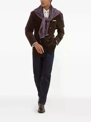 Brunello Cucinelli Corduroy Double-breasted Blazer
