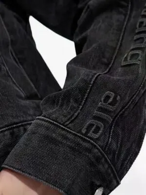 Alexander Wang Zip-up High Neck Denim Jacket