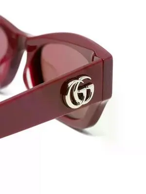 Gucci Burgundy Cat-eye Sunglasses