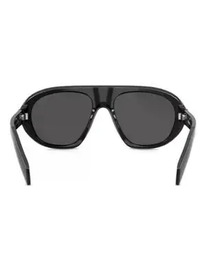 Prada Navigator-frame Sunglasses - Black