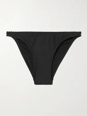 Melissa Odabash MELISSA ODABASH Pompano Scalloped Bikini Briefs Black