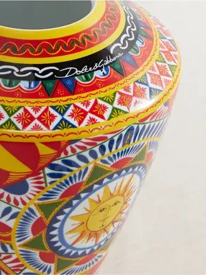 Dolce & Gabbana Small Amphora Porcelain Vase - Red
