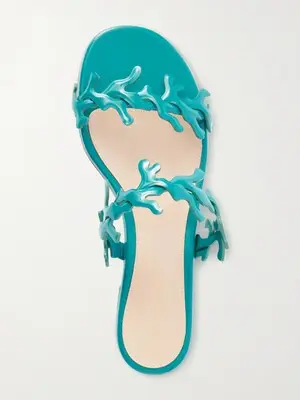GIANVITO ROSSI Nuit Patent-leather Sandals
