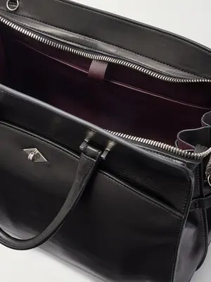 METIER Private Eye Leather Tote - Black