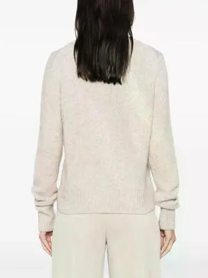 Marc O'polo Buttoned Cardigan With Natural Stone Fastening
