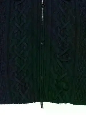 Iceberg Cable Knit Zip-up Jacket