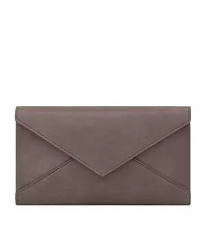 Saint Laurent Large Letter Wallet Grey