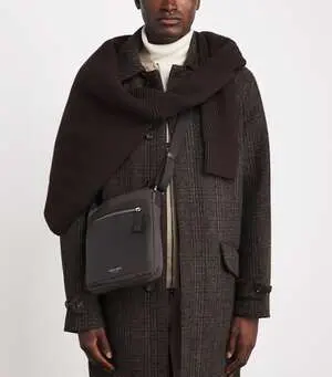 Giorgio Armani Leather-trim Cross-body Bag