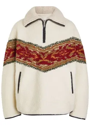 Isabel Marant Étoile Marner Jacquard Bouclé Sweatshirt