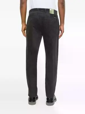 Marc O'polo Corduroy Cotton Trousers With Pleats - Grey