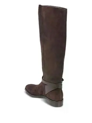 JIMMY CHOO Lawton Slingback Strap Boots