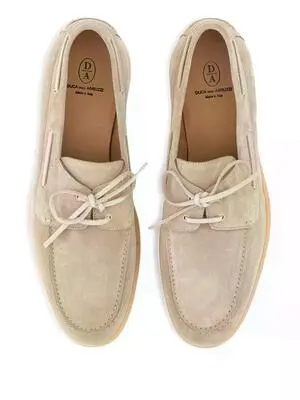 DUCA DEGLI ABRUZZI Beige Suede Loafers