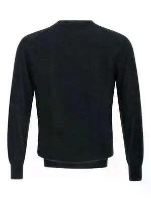 KANGRA Button V-neck Cardigan - Black