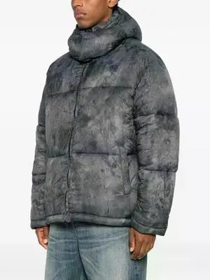 RETERNITY Retervity Hooded Puffer Jacket With All-over Pattern